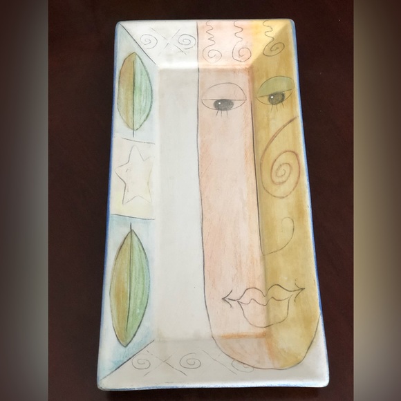 Source Unknown | Accents | Picasso Theme Serving Platter Original Art ...